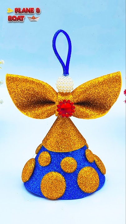 Easy To Make Christmas Angel | Diy Christmas Decoration Angel Making ...