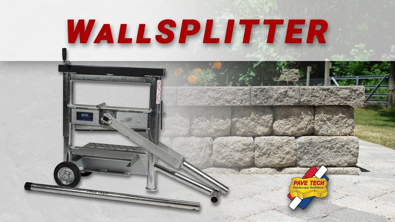 WallSPLITTER with PAVE TECH | Hardscape Outfitters - YouTube