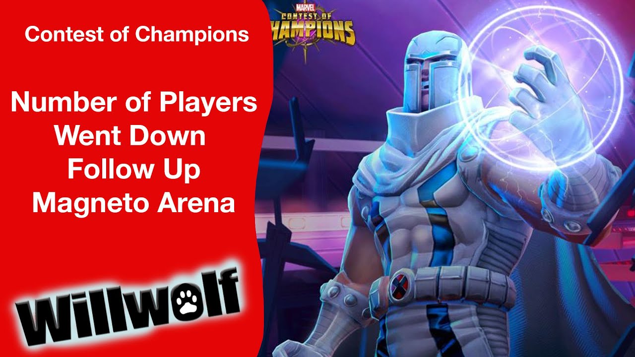 MCOC - White Magneto Number of Player Follow Up - YouTube