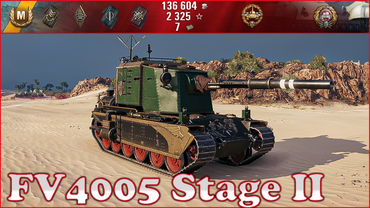 FV4005 Stage II - World of Tanks UZ Gaming - YouTube