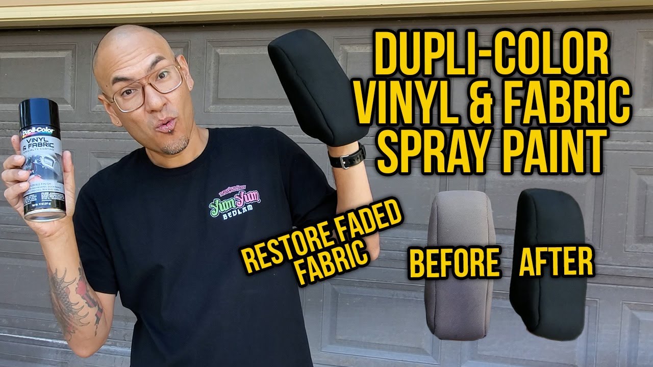 Dupli-Color Vinyl and Fabric Specialty Coating Spray Paint - YouTube