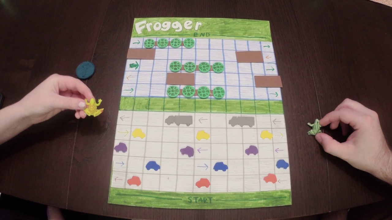 Frogger Board Game - YouTube