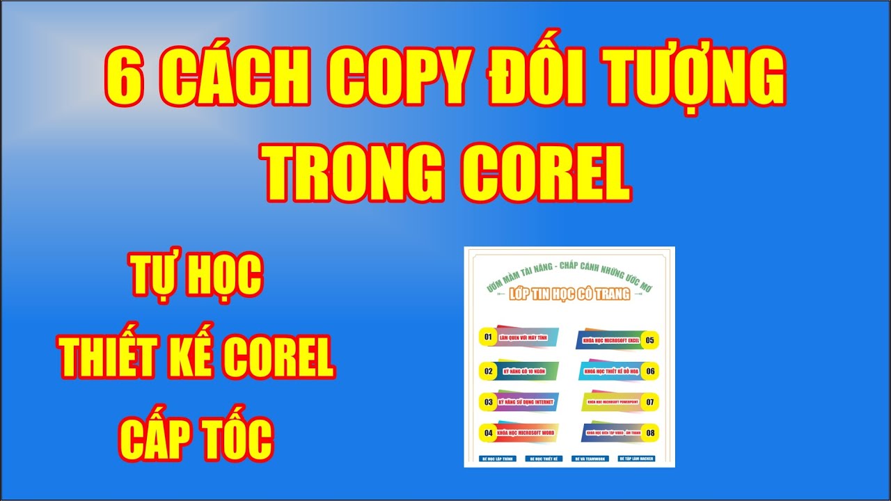 Học Corel - 6 cách copy đối tượng trong Corel - Lệnh copy trong corel ...