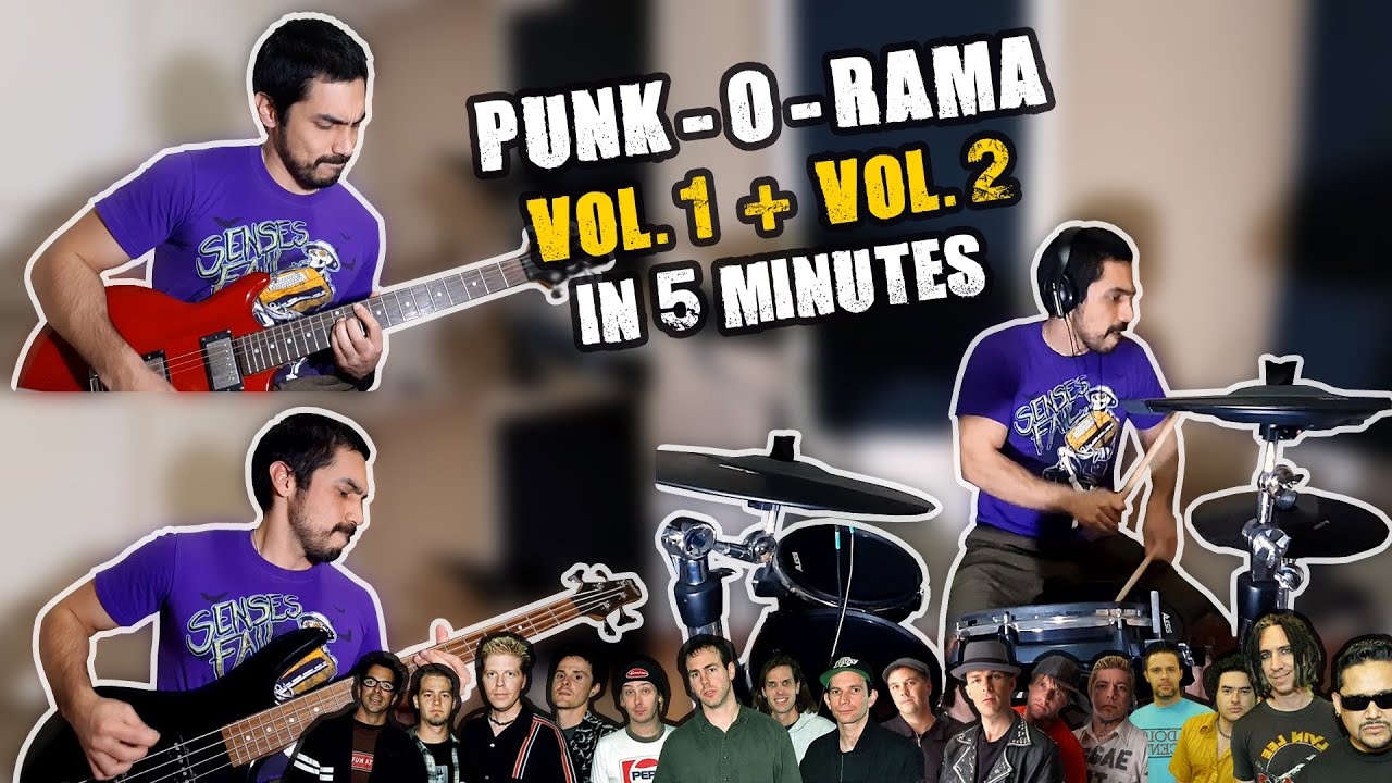 Punk-O-Rama Vol. 1 + Vol. 2 in 5 Minutes - YouTube