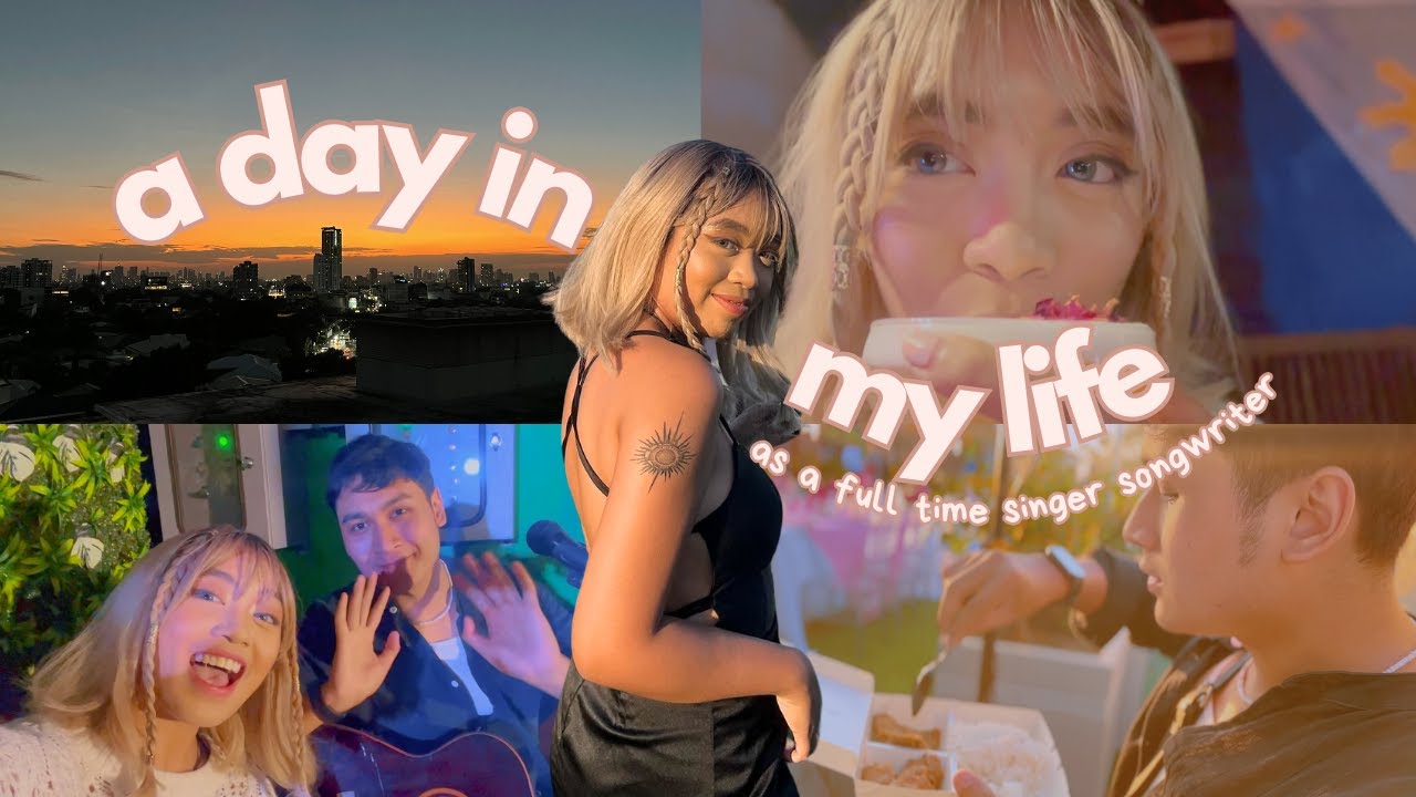 A day in my life as a full time singer songwriter - YouTube