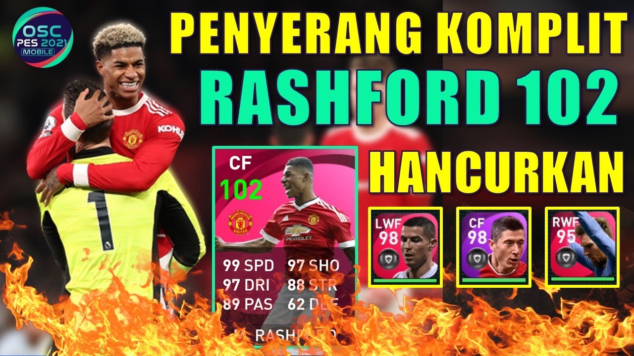 REVIEW RASHFORD ICONIC CF 102, LARINYA KENCENG PENYERANG KOMPLIT ...