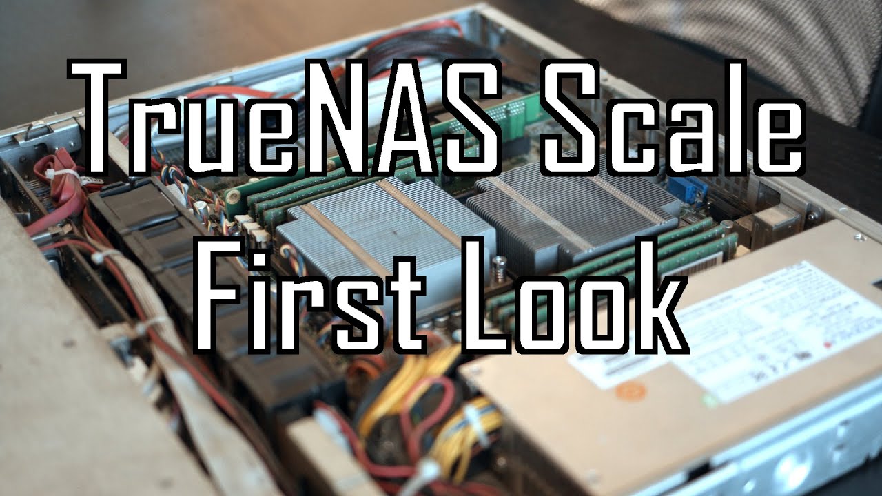 Talking a look at TrueNAS Scale Beta 21 02 - YouTube