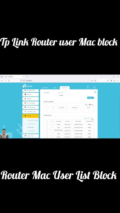 How to Block Any WiFi User in TP-Link Router || TP-Link Router MAC Address Block and unblock ...