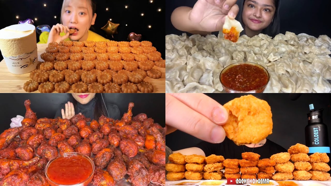 Mukbangers eating way TOO MUCH of one food | MUKBANG COMPILATION - YouTube