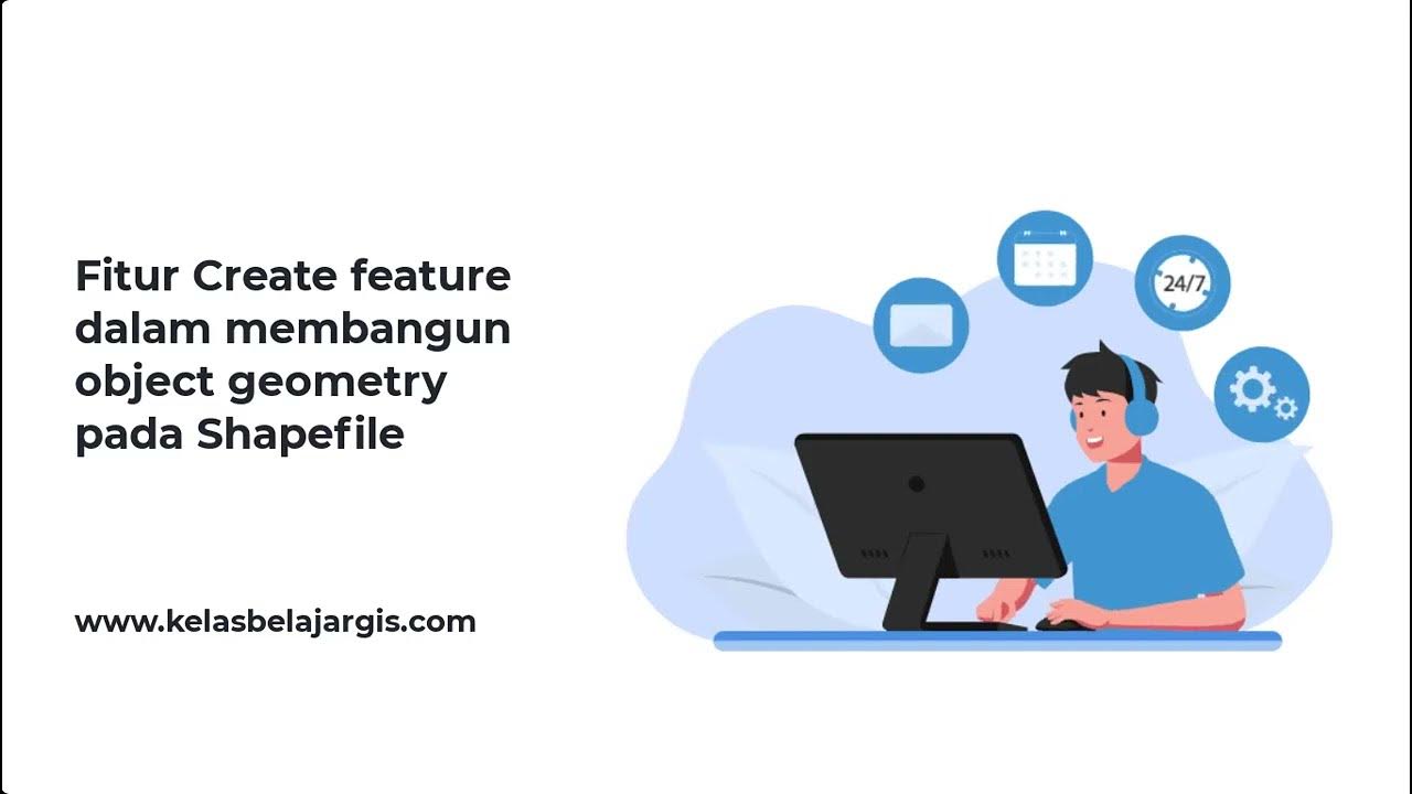 Fitur Create feature dalam membangun object geometry pada Shapefile di ArcGIS - YouTube