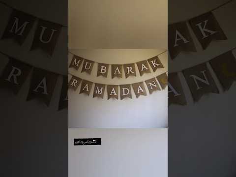 Ramadan decoration ideas! #shorts #islamicstatus #ramadan #islam