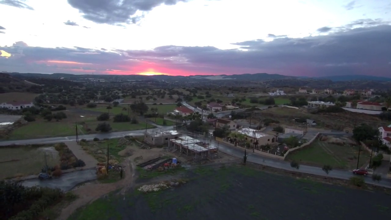 Beautiful Sunset in Cyprus- Xiaomi Drone 4K - YouTube