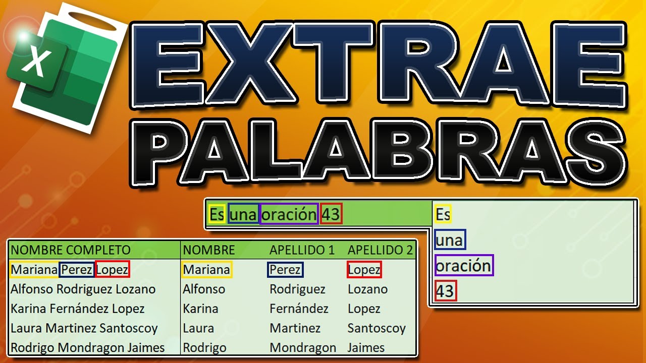 Excel Funcion Extrae Para Extraer Palabras De Un Texto, EXTRAE AVANZADO ...
