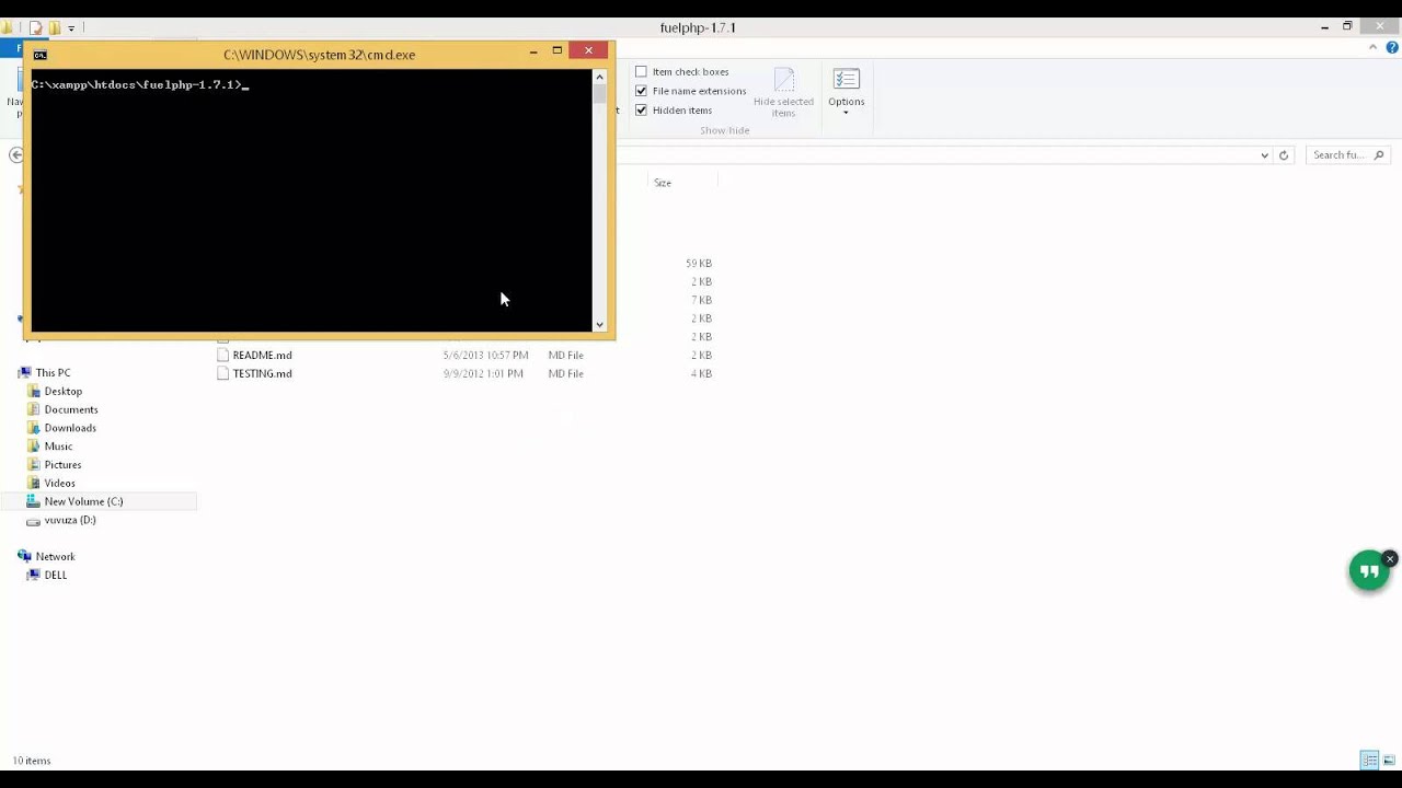 Scaffold in fuelphp - YouTube
