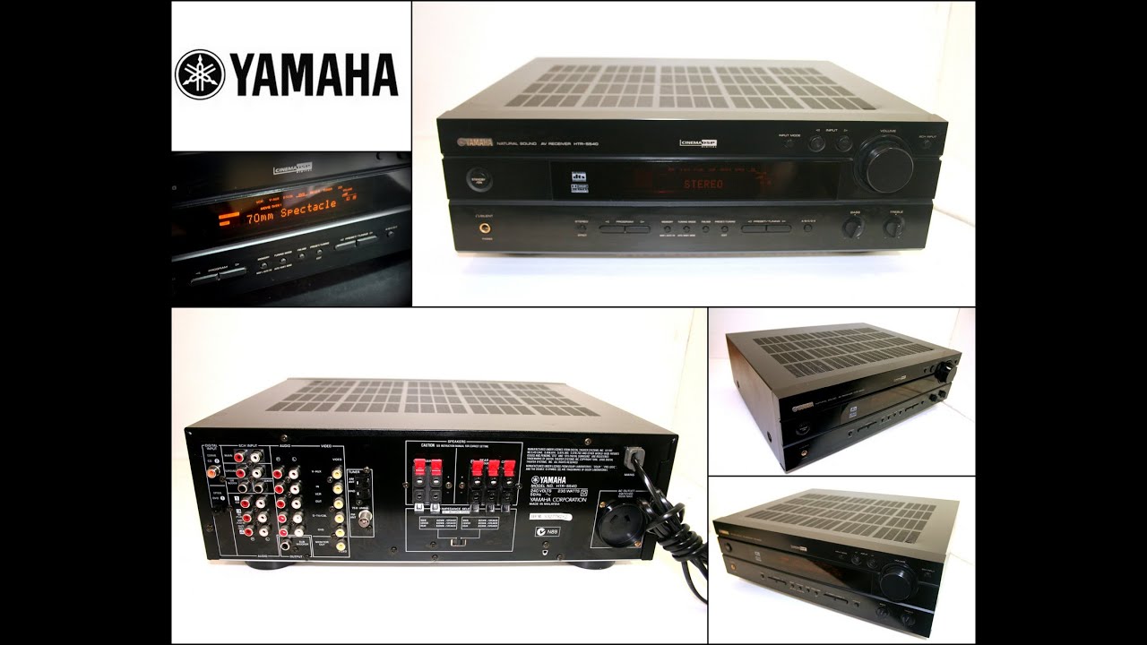 YAMAHA Natural Sound HTR-5540 5.1 Chn AV Receiver Amplifier (400W ...