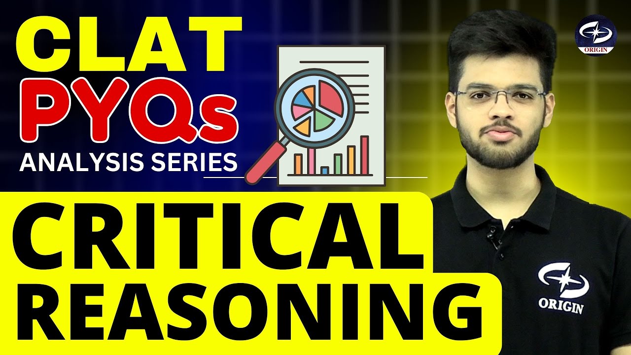 CLAT Critical Reasoning | CLAT PYQs analysis | clat 2025 preparation ...