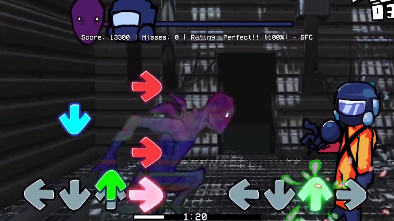 FNF - LETHAL COMPANY ONE-SHOT - Predator Leaf (composed by Rofos and ...