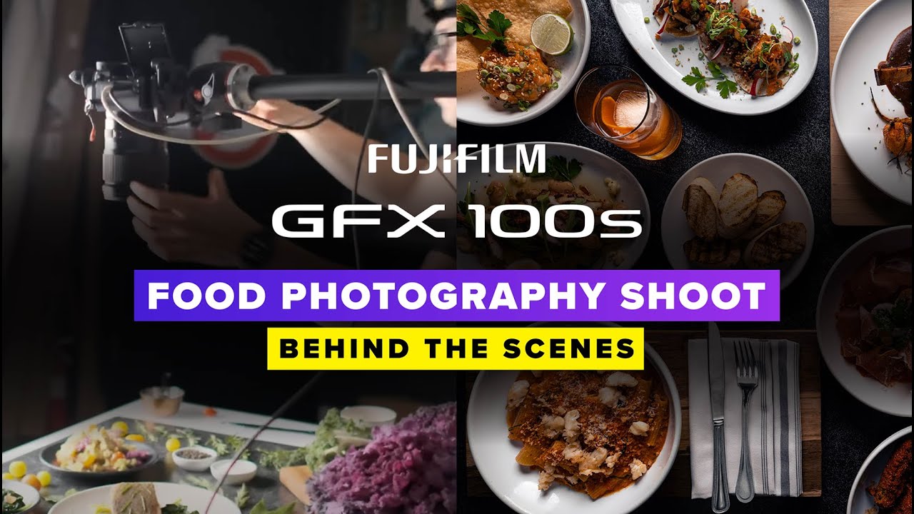 Studio FOOD Photography Shoot & BTS w/ the GFX100s & GF23mm f4 - YouTube