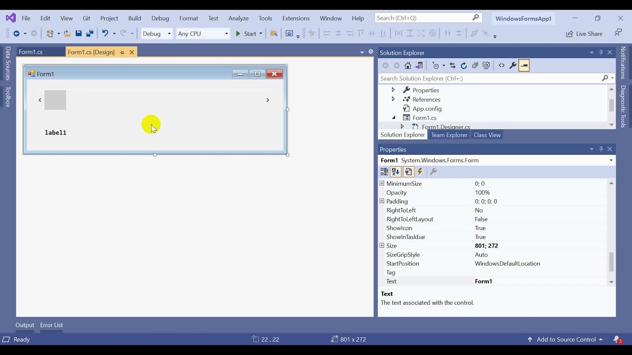 S04.h - HScrollBar dan VScrollBar (Visual C#) - YouTube