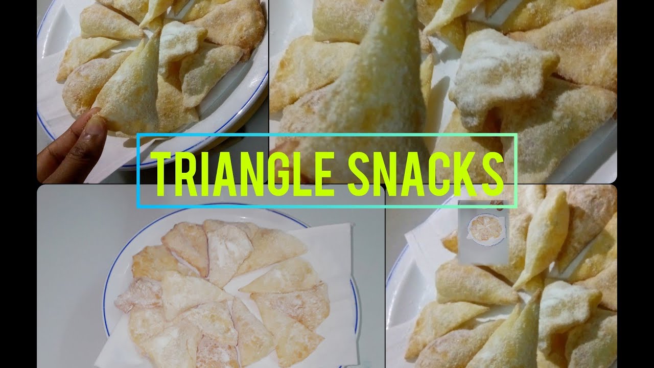 Triangle snacks /, ത്രികോണാകൃതിയിലുള്ള ഒരു വെറൈറ്റി പലഹാരം /എളുപ്പത്തി ...