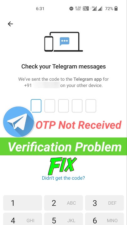 Telegram otp problem 2024 | Telegram otp not received 2024 | Telegram ...