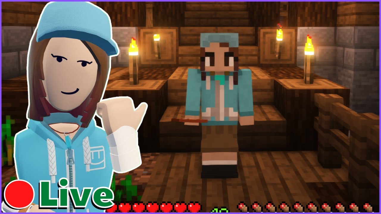 MINECRAFT Day 2! | Live Stream - YouTube