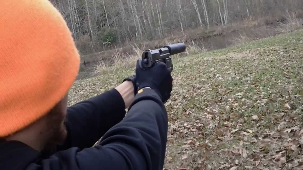 USP45 Suppressor (SWR Octane 45) - YouTube