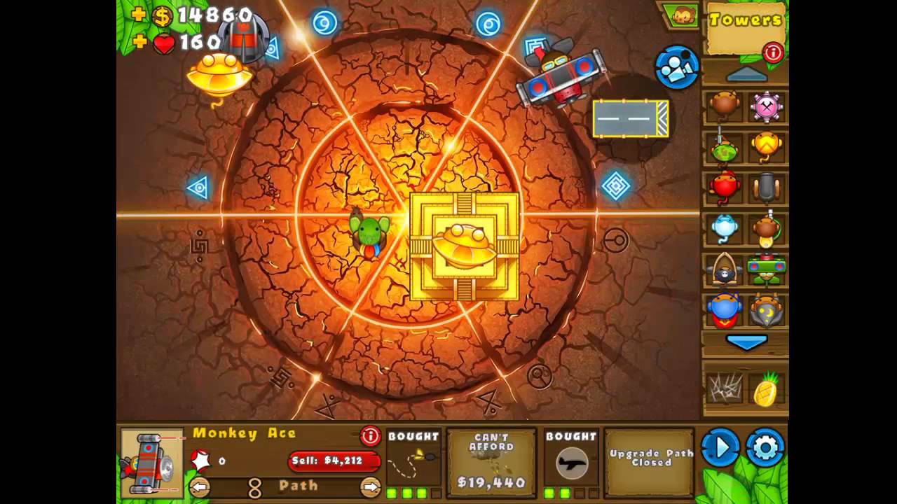 Bloons Tower Defence 5 - CO-OP SUN GOD ON ROUND 2 - YouTube
