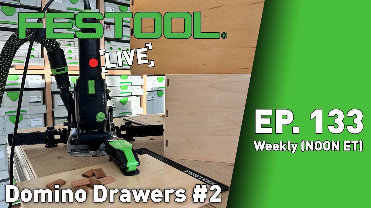 Festool Live Episode 133 - Domino Drawers: 2 - YouTube