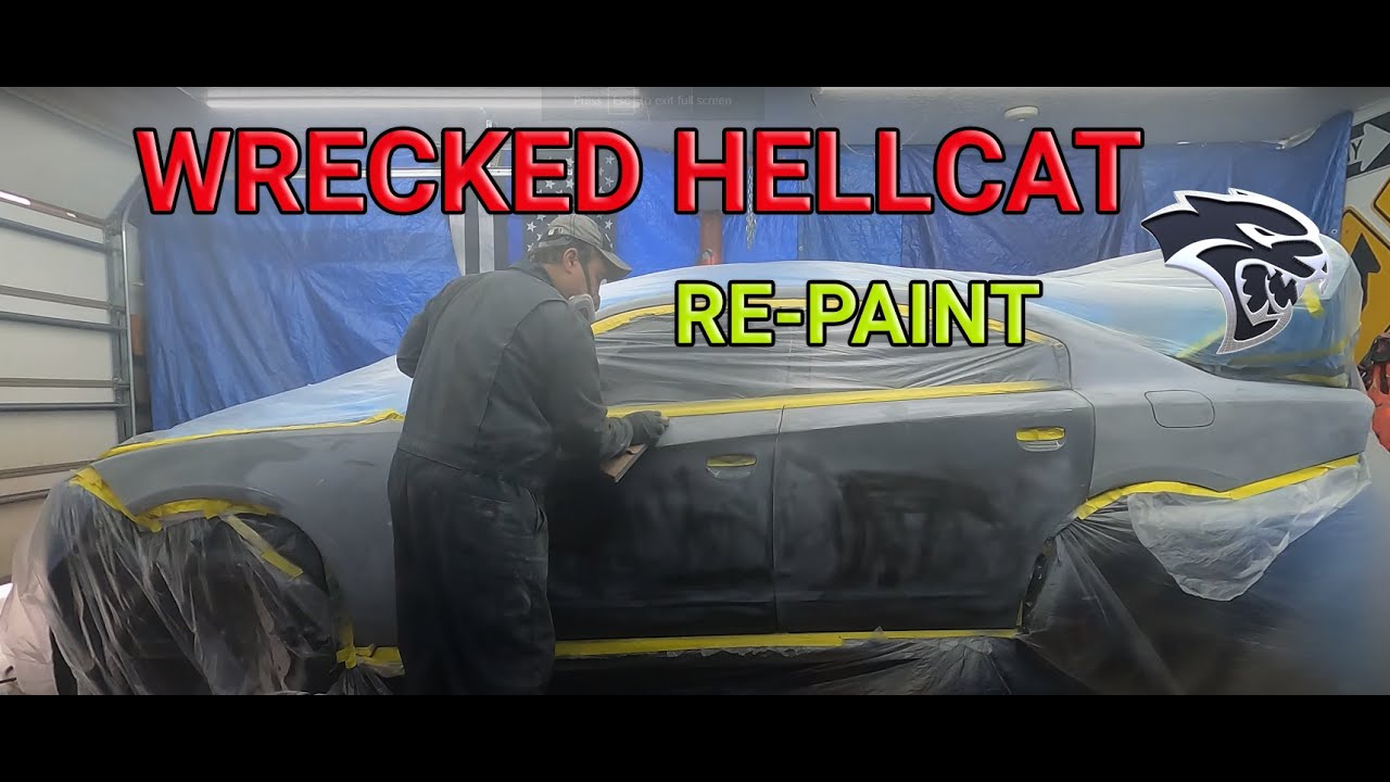 WRECKED HELLCAT CHARGER, STOLEN? - YouTube
