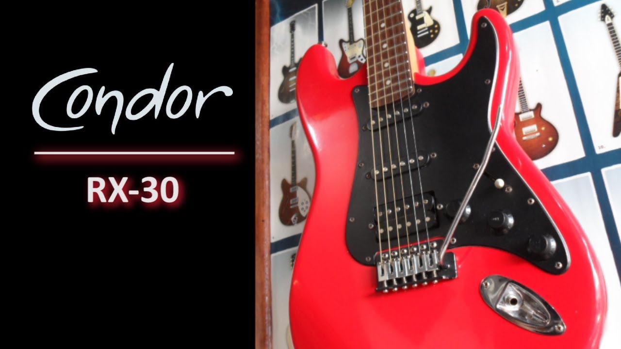 Teste Guitarra Condor RX30 - YouTube