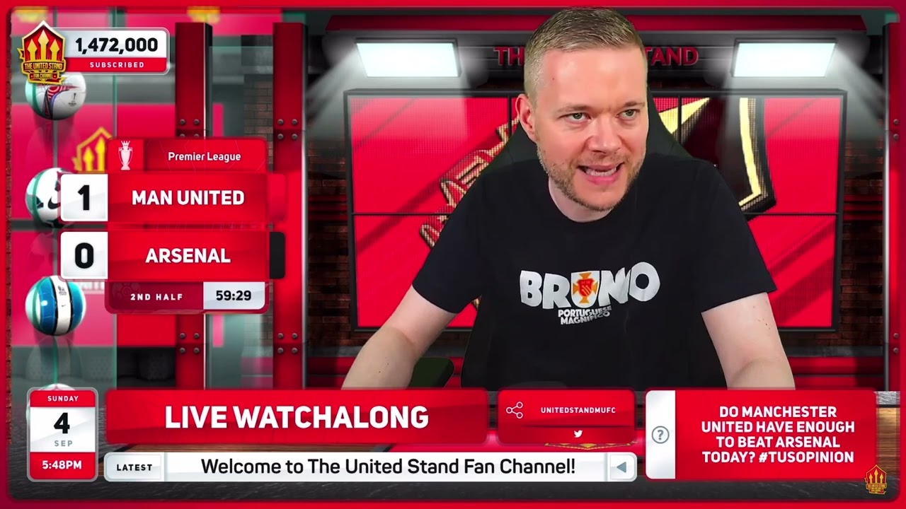 Mark Goldbridge Reaction To Man Utd Vs Arsenal Goals Youtube