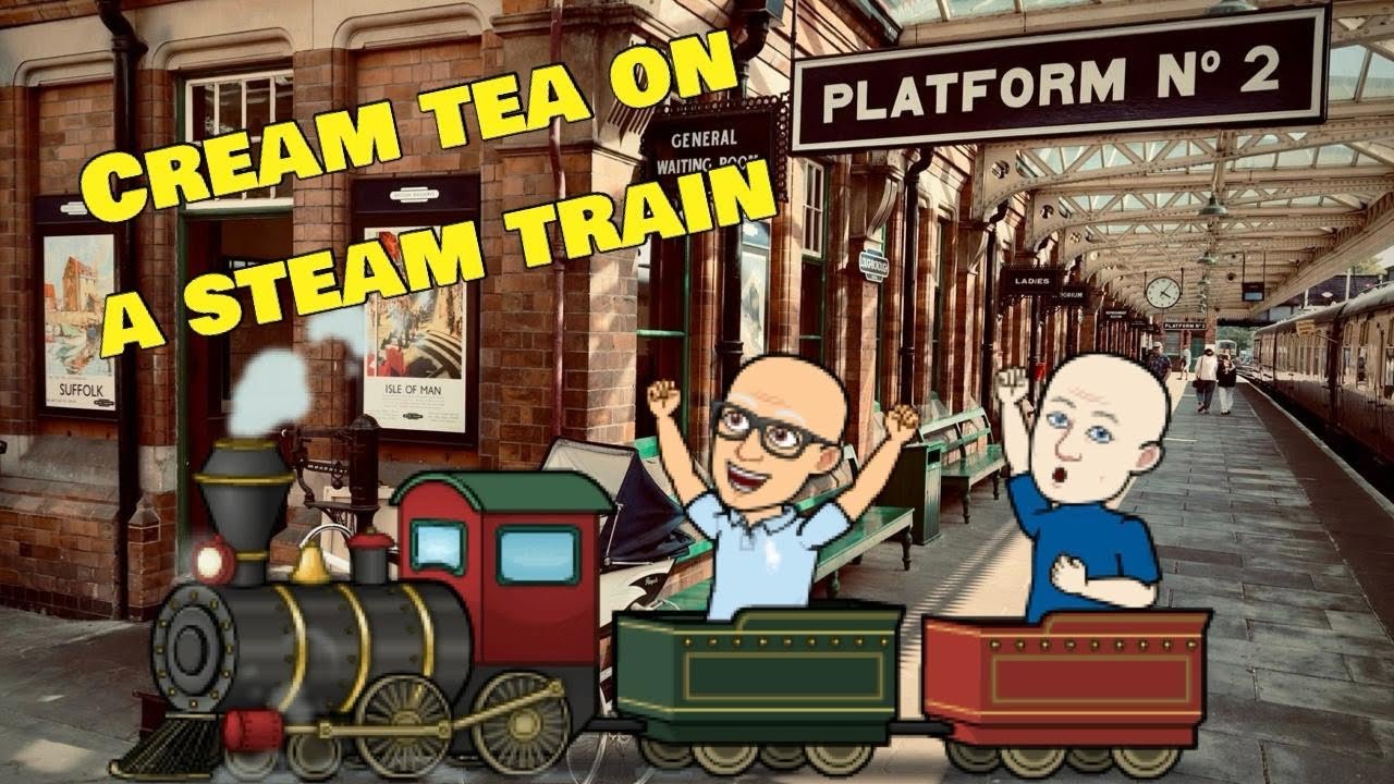 Cream Tea on a Steam Train - YouTube