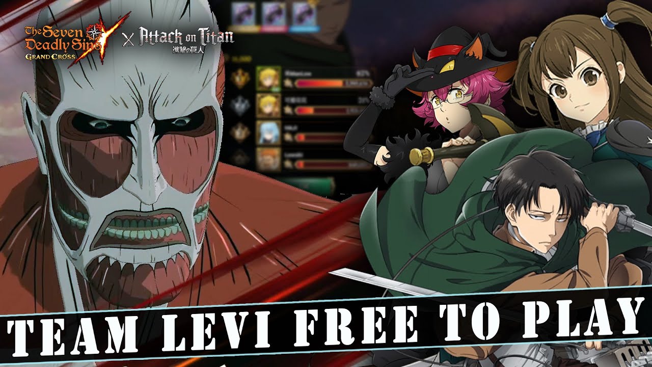 COLOSSAL TITAN RAID XTREME RECOMMENDATIONS TEAM - Levi 1/6 | Seven ...