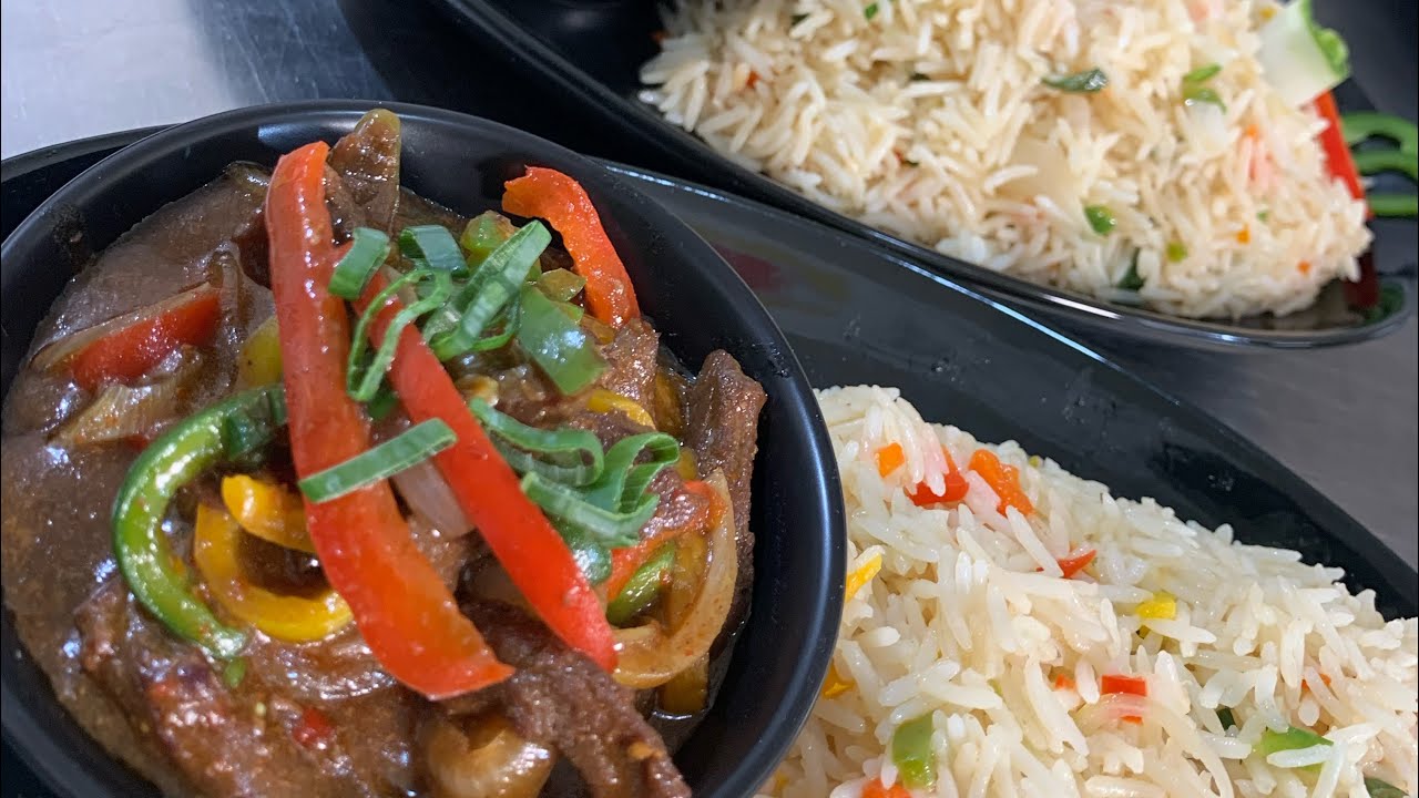 HOW TO MAKE SHREDDED BEEF SAUCE AND STIR FRY RICE - YouTube