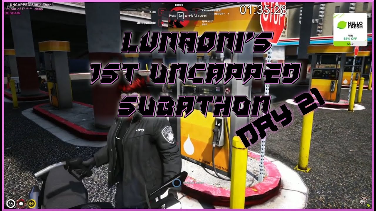 LunaOni's First UNCAPPED Subathon! - Day 21 (2/3) - YouTube