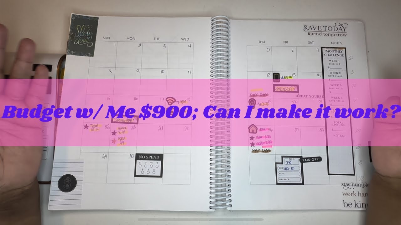 BWM $900|How I’m managing a short paycheck for 2 weeks?|Low Income ...