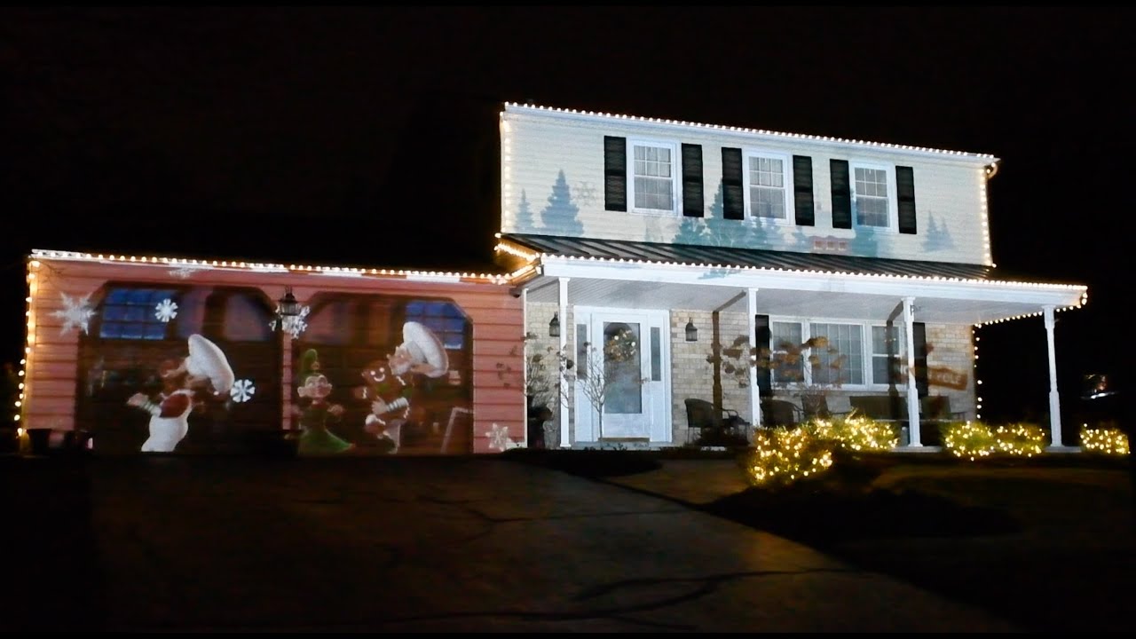 Christmas Projection Mapping - 1 - Santa's Helpers - YouTube