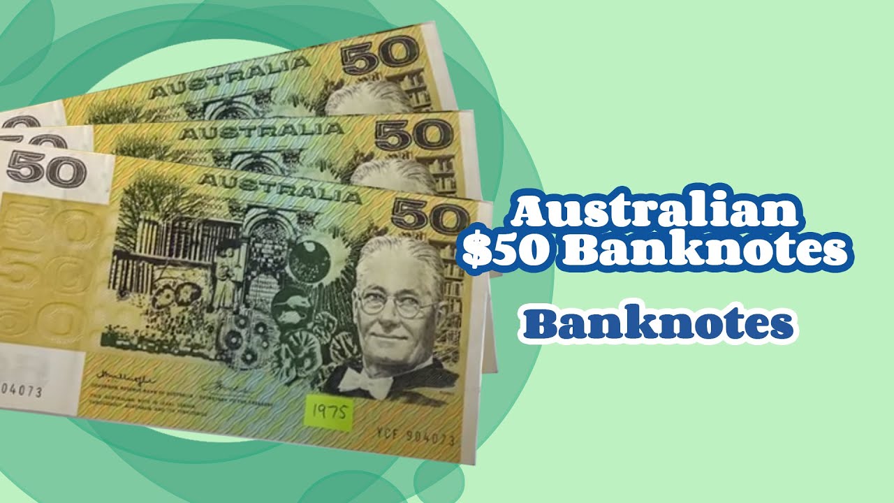 Australian $50 Banknotes 💵 (Banknotes) - YouTube