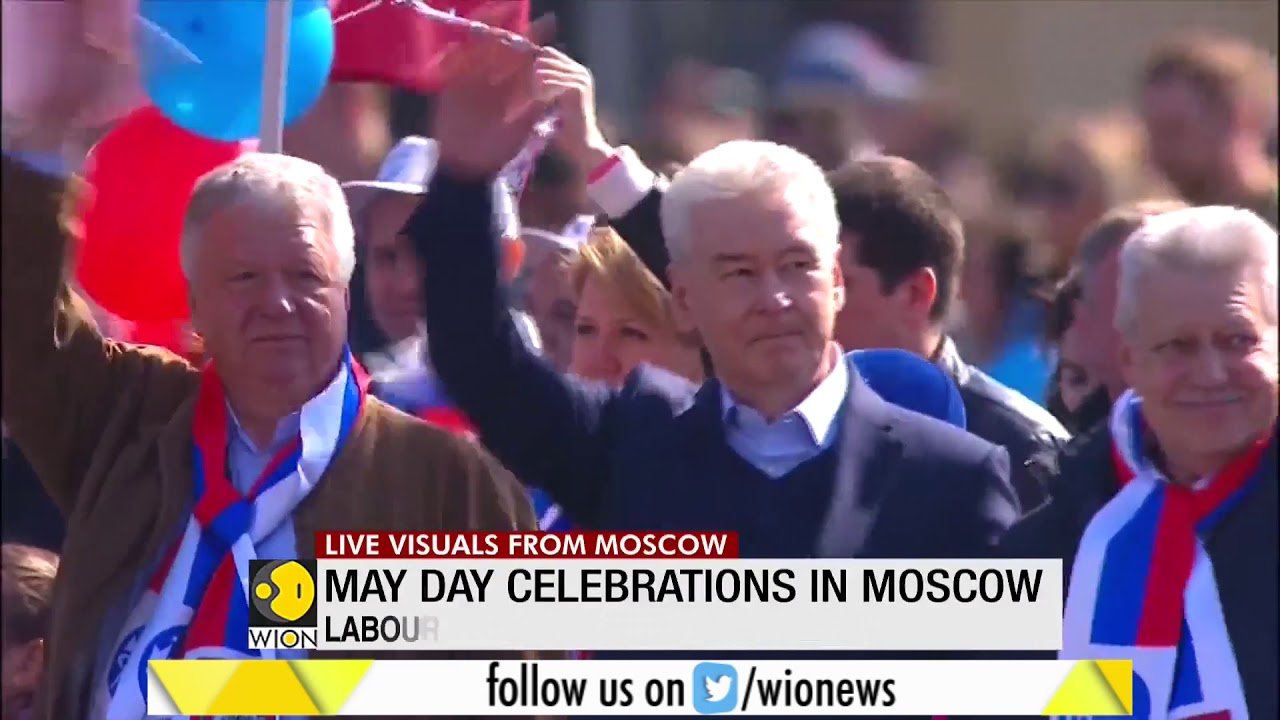 Russia celebrates International Labour Day, traditional rally in Moscow ...
