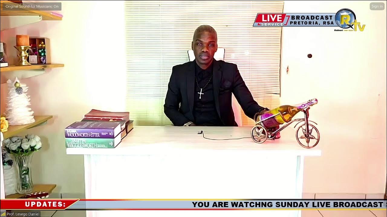 06 AUGUST 2023 SUNDAY LIVE BROADCAST SERVICE WITH PROF. LESEGO DANIEL AND SONS PART 2 - YouTube