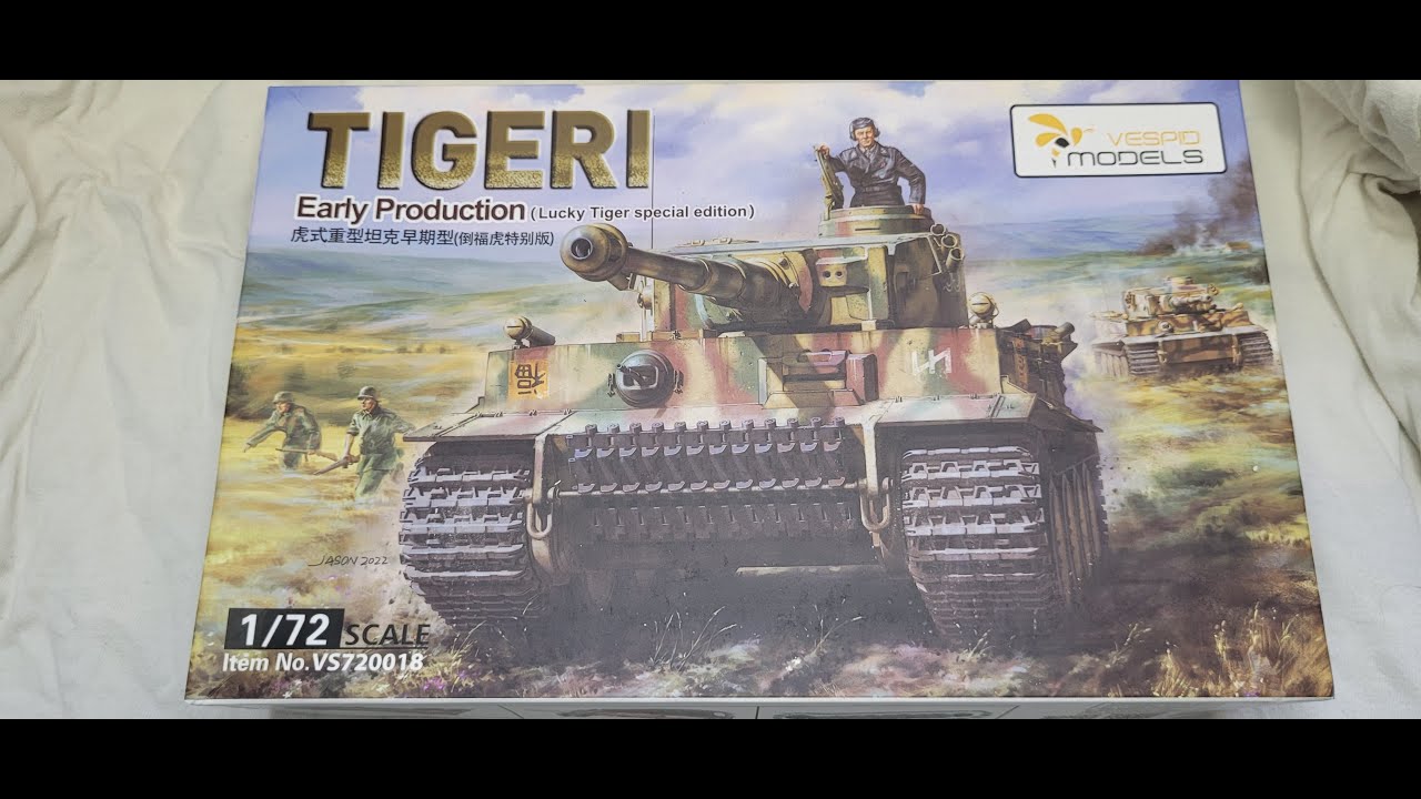 Vespid Models 1/72 Tiger 1 Early #VespidModels - YouTube