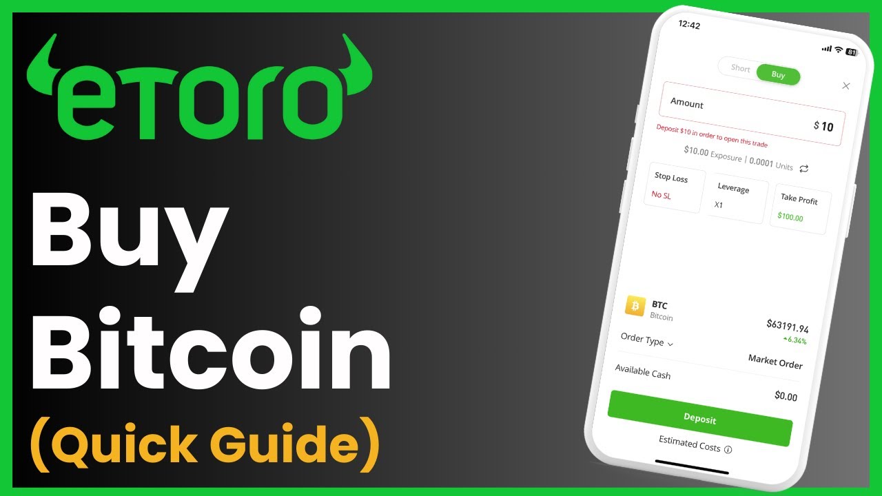 How To Buy Bitcoin In Etoro ! - YouTube