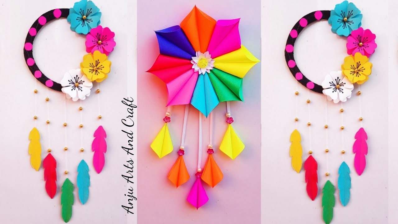 Flower Wall Hanging Craft Ideas With Paper/wall hanging craft ideas # ...