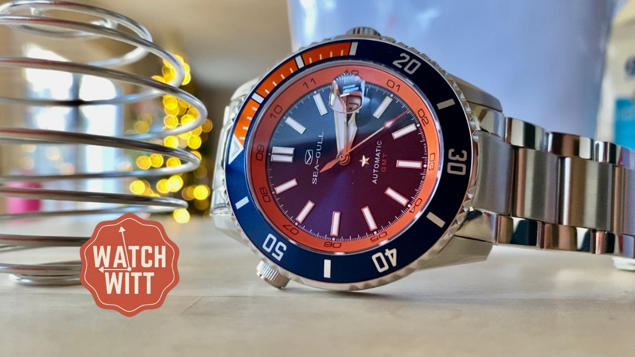 Chinese Watchmaking Heritage! Sea-Gull Ocean Star 200m Dual Time Diver ...