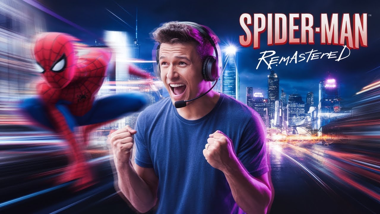 SPIDER-MAN REMASTERED 🔥 First Swing, First Fails & Epic Moments ...