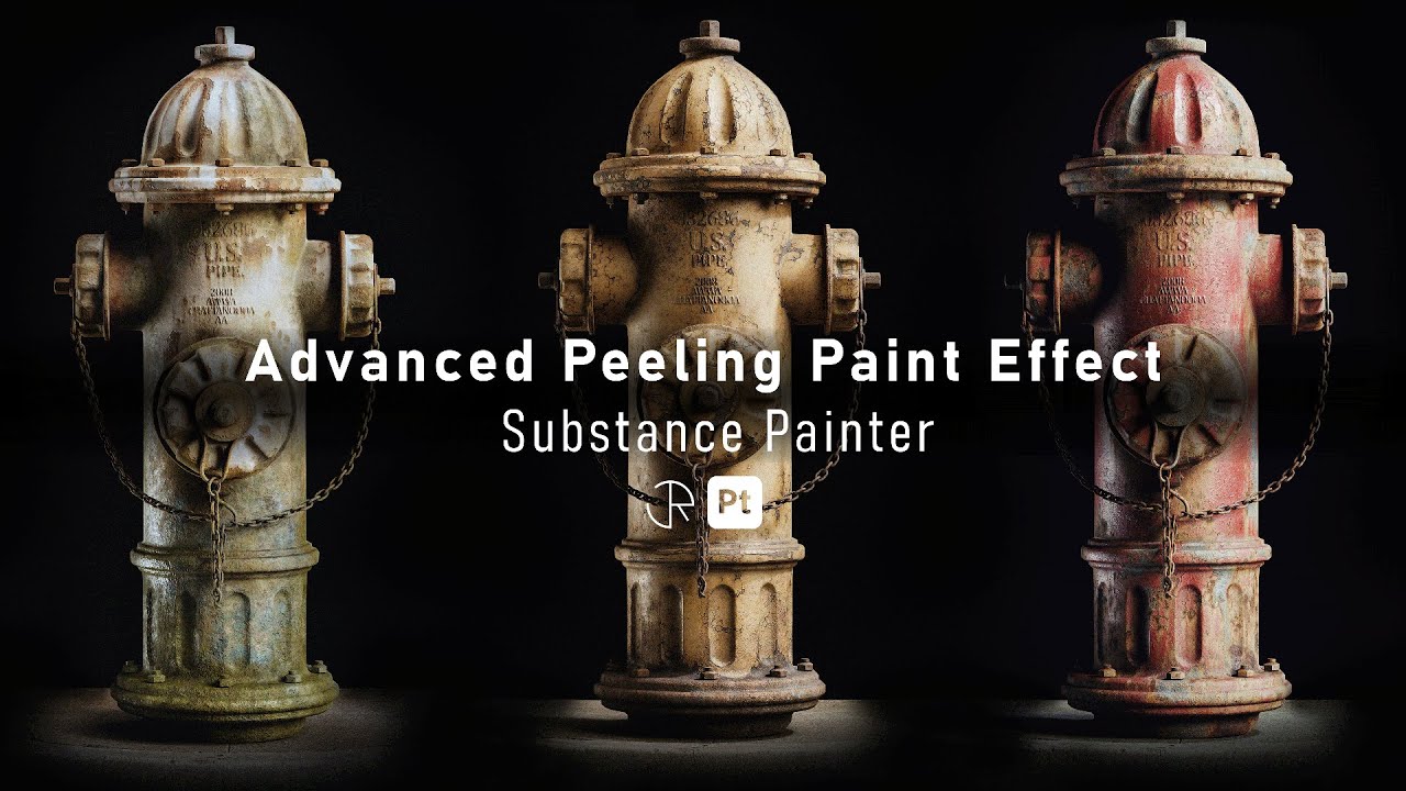 Advanced Peeling Paint Effect in Substance 3D Painter - YouTube