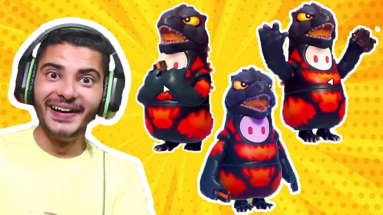 THIS NEW GODZILLA SKIN IN FALL GUYS IS AWESOME BUT CAN IT HELP ME IN ...