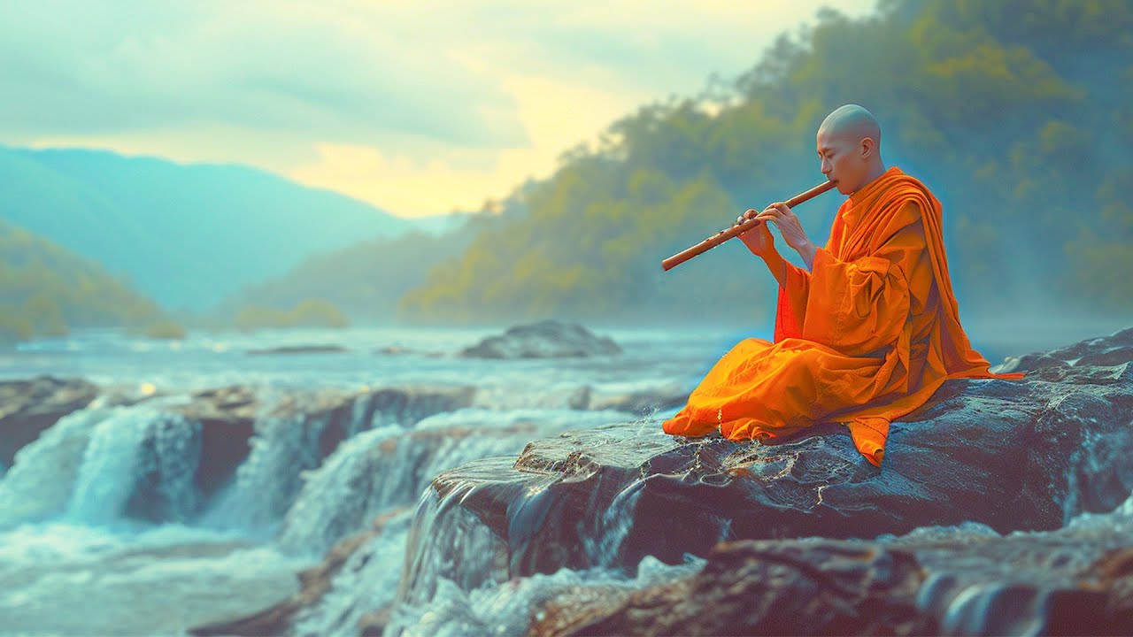 Flute Meditation , Positive Vibrations , Healing Meditation, Yoga Music ...