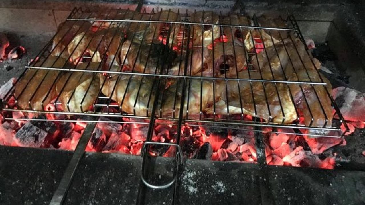 We cooked fish kebab in the village | Simple and delicious Fish Kebab ...